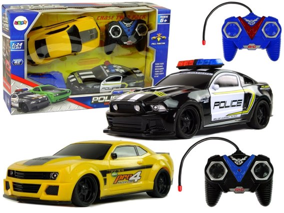 Autka R/C Pościg Policyjny Patrol Żółte Auto Sportowe Piloty > Import ...